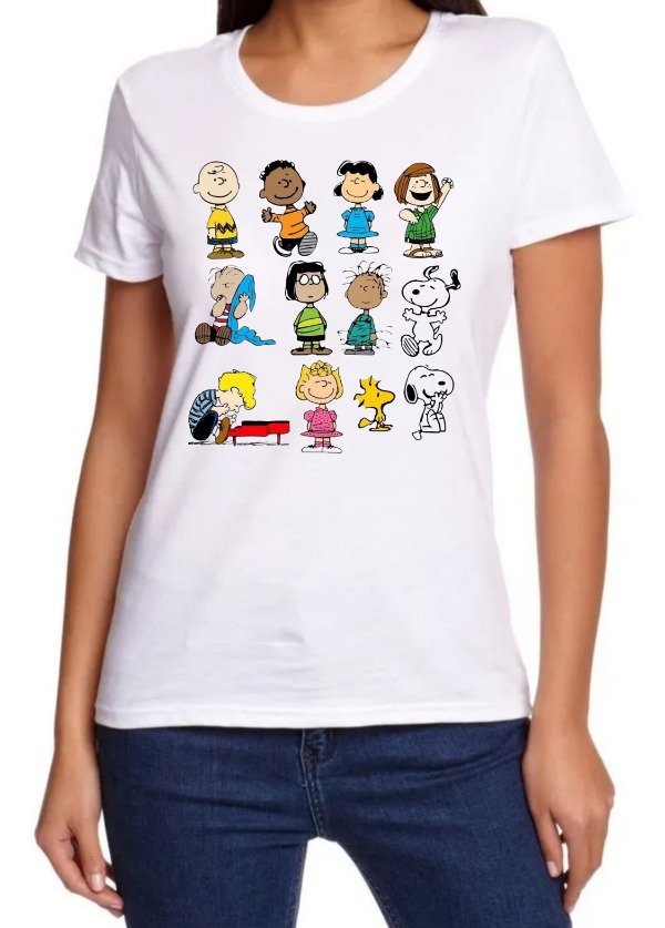 Remera Mujer Snoopy Peanuts - Vibes The 80s