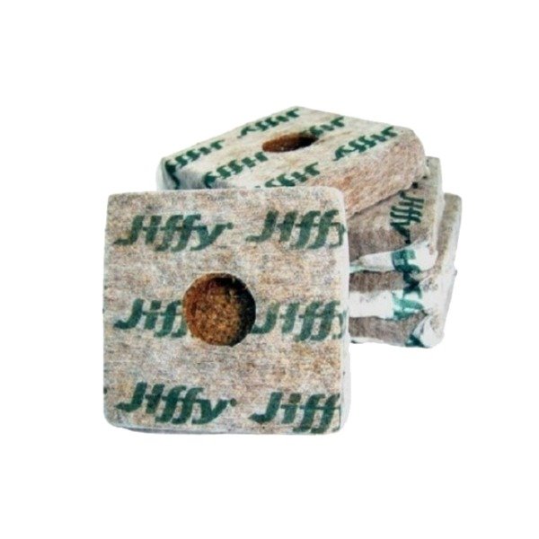 Jiffy Growblock 10x10 (coco prensado) - Divino Grow