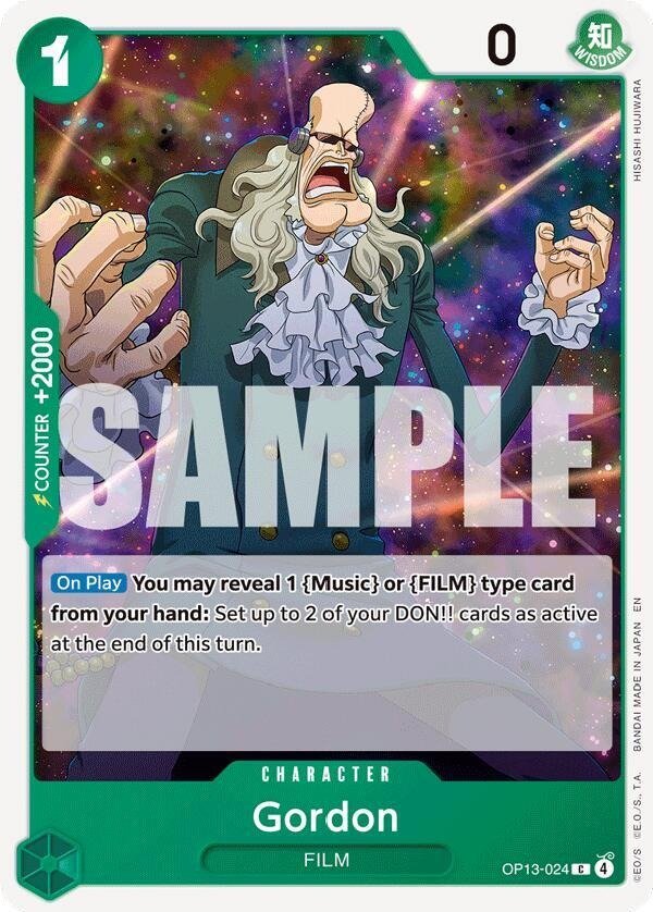 Gordon OP13-024 - 5 A La Cara