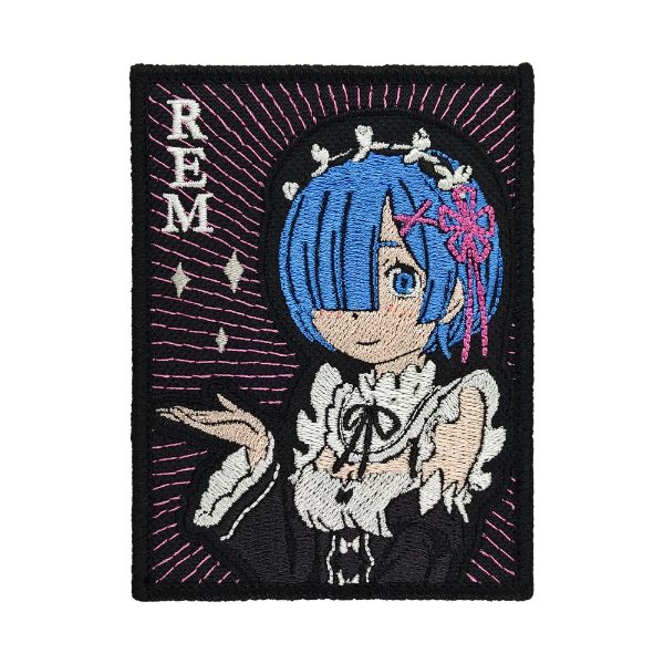 Rem - Parche Bordado - Re Zero - Mustafá Bordaditos