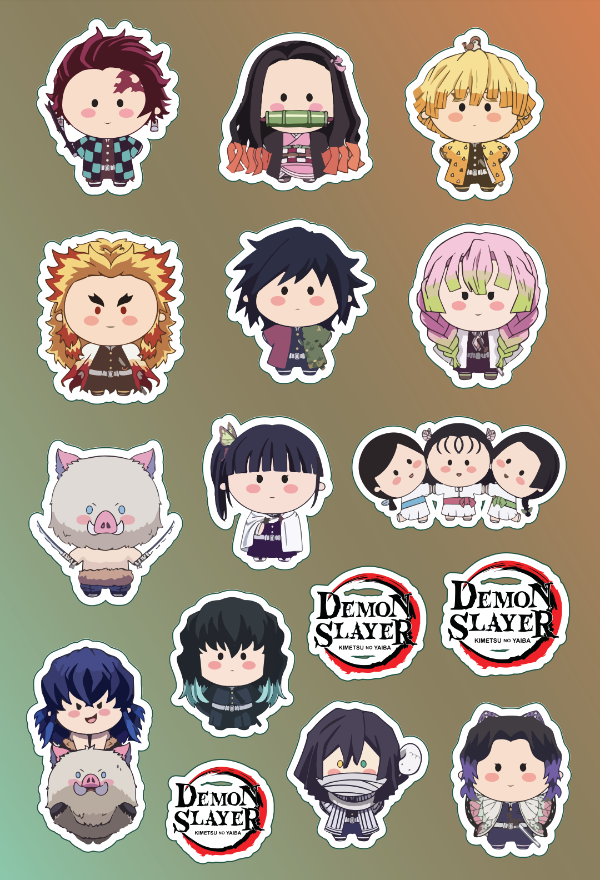 Agenda o cuaderno temático Demon slayer - Sweety Crafts