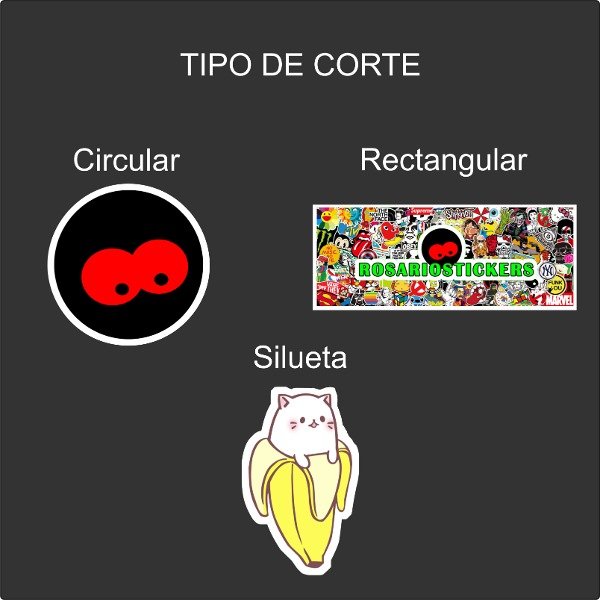 100 stickers personalizados 4CM - RosarioStickers