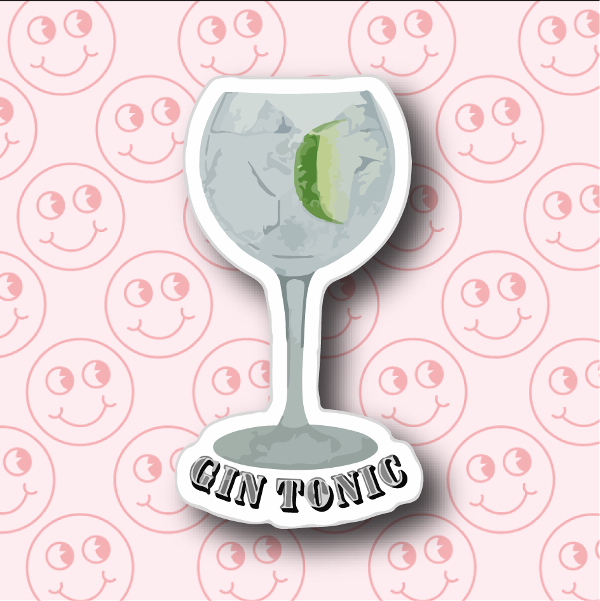 Copa de gin tonic - Tienda de Stickers