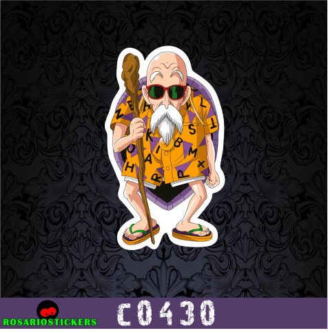 C0430 - Maestro Roshi Dragon Ball Z - RosarioStickers