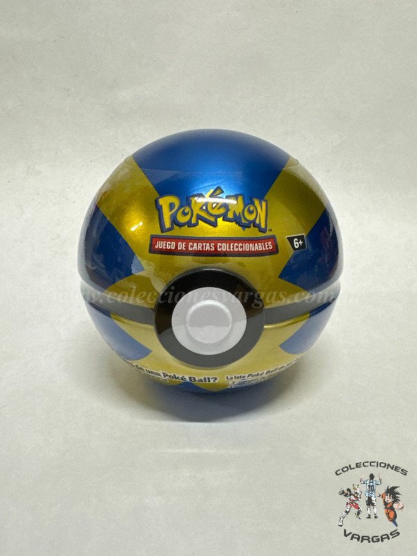 POKEMON JCC - POKEBOLA AZUL Y DORADO - coleccionesvargas