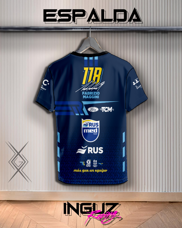 REMERA MAGGINI TCM RUS MED 2026 - Inguz Racing