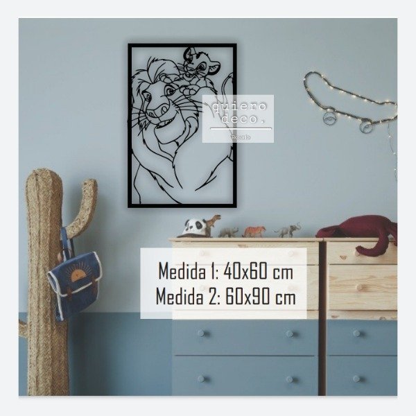 Rey León 5 - Detallado - Quiero Deco Rosario