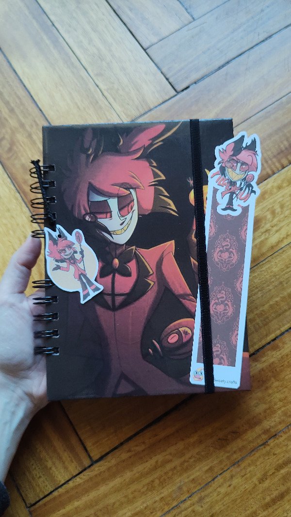 Agenda o cuaderno temático Hazbin Hotel - Sweety Crafts