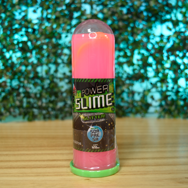 POWER SLIME SUPER C/SORPRESA Y BLILLOS J3241 - Tienda Sin Rival