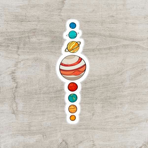 Sticker Universo - Planetas #3 - stickersbylali