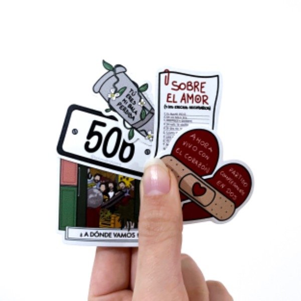 Pack MORAT #1 x5 stickers - Morat - Bohemian Stickers