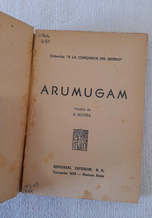 Arumugam El Príncipe Indio Perseverante - Difusión - A la conquista del ...