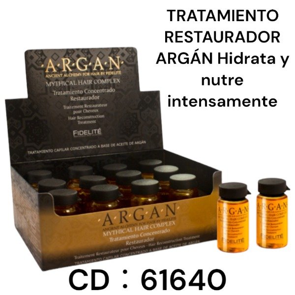 AMPOLLA DE TRATAMIENTO RESTAURADOR ARGAN FIDELITE - IDU