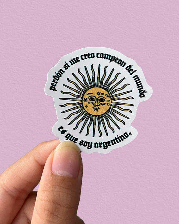 CAMPEON DEL MUNDO DUKI - Sticker individual Duki - Bohemian Stickers