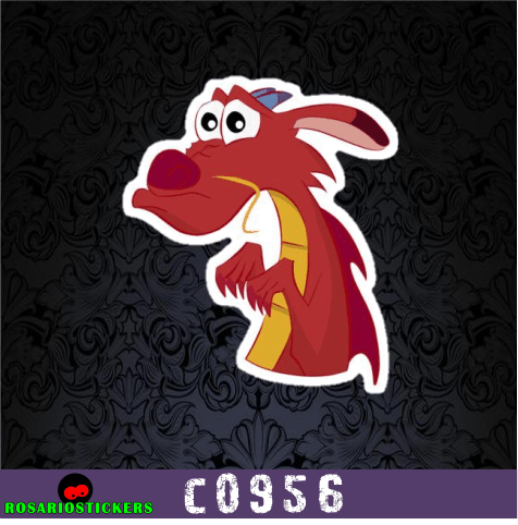 C0956 - Mushu Mulan Disney - RosarioStickers