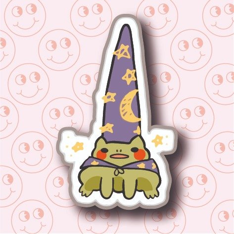 Sapito hechicero - Tienda de Stickers