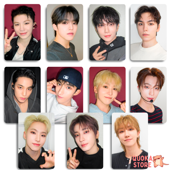 Photocards Seventeen 'LOVE, MONEY, FAME' selfie ver. - Quoka Store
