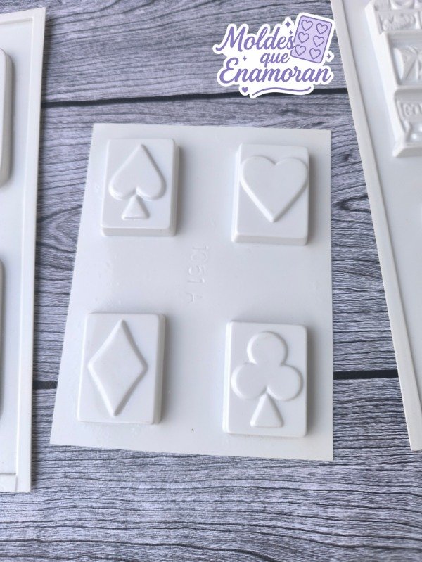 Placa de acetato reforzada cartas ch - Moldes que Enamoran