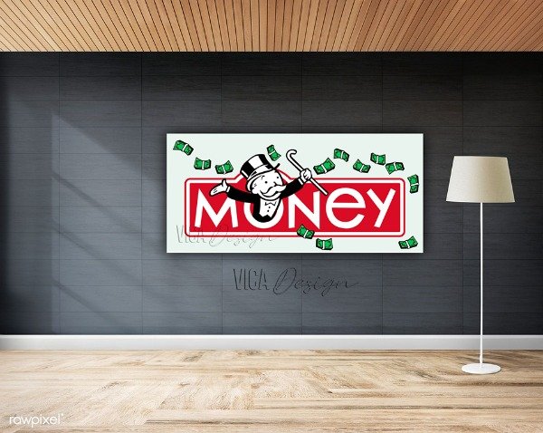 Cuadro Money Monopoly - Vica Design