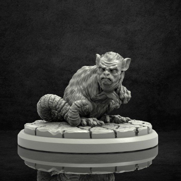 #69 I - Rat Thing - 3DPrintedMinis