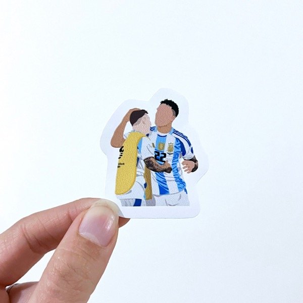 MESSI Y LAUTARO - Sticker individual Selección - Bohemian Stickers