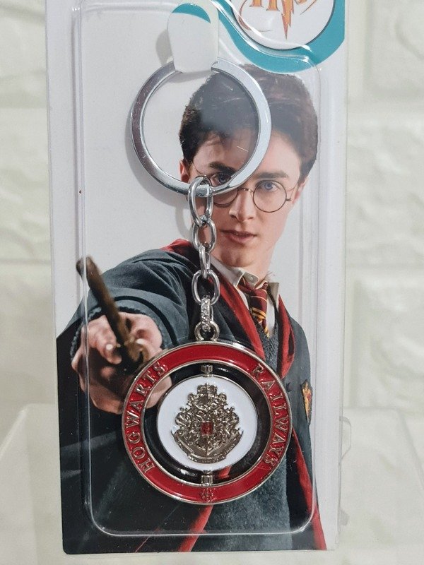 Llavero Harry Potter giratorio Hogwarts metal - Otaku Cine y Animé
