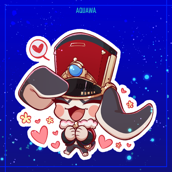 Sticker de Pompom - Aquawa