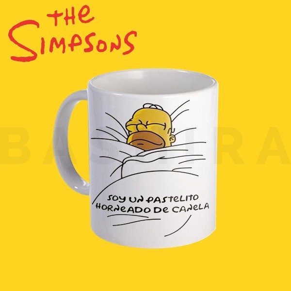 Taza homero soy un pastelito - Bashira Tienda