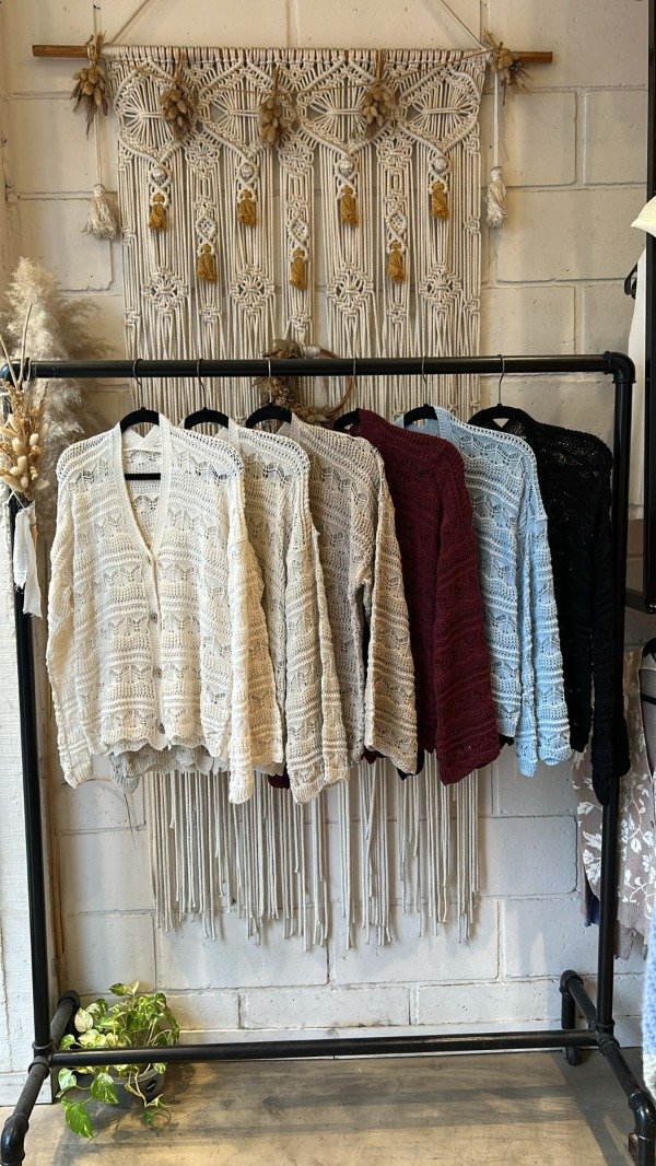 Saco Olivia (hilo de algodón) - Unika Sweaters