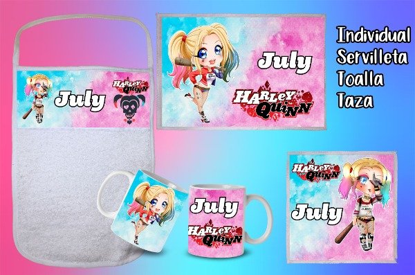Plantilla para Set de Jardín de Harley Quinn - Ale Valen