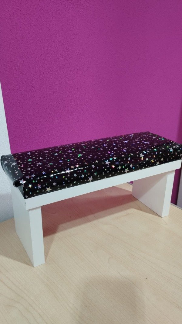 Apoya Manos Espacio Nails Luna negro estrellas OFERTA - Espacio Nails Luna