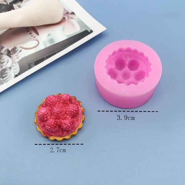 Molde de silicona mini tartita de frutilla - Moldes que Enamoran