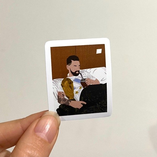 MESSI COPA DEL MUNDO - Sticker individual Selección - Bohemian Stickers