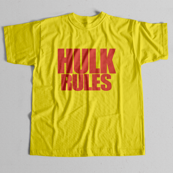 HULK HOGAN [Yellow - Hulk Rules] - PINFALL