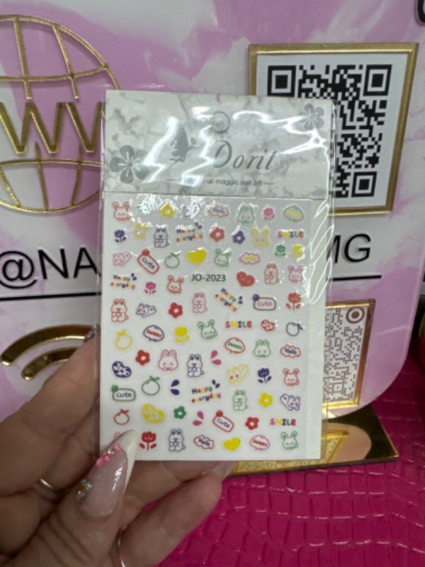 Sticker muñequitos - Nailsroommg