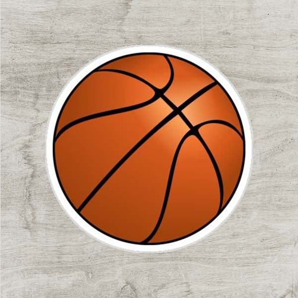 Sticker Basquet - Pelota de basquet - stickersbylali