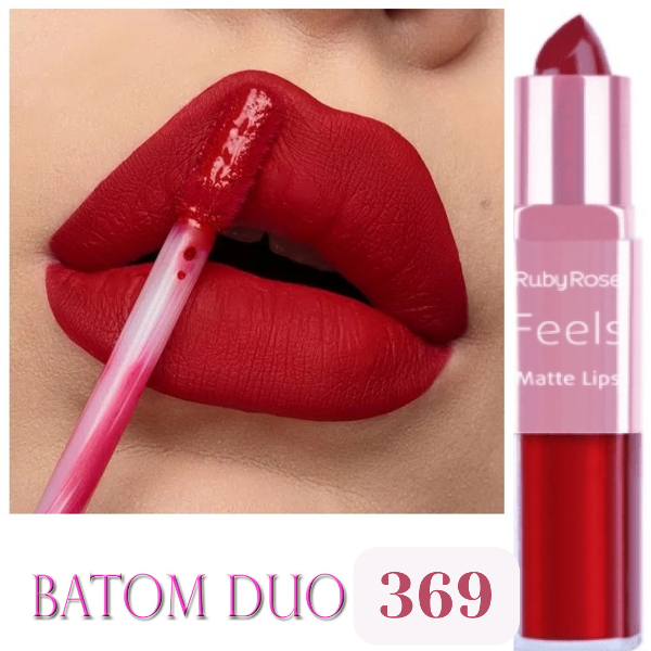 Labial Duo larga duración Ruby Rose - Sol Makeup Beauty Store