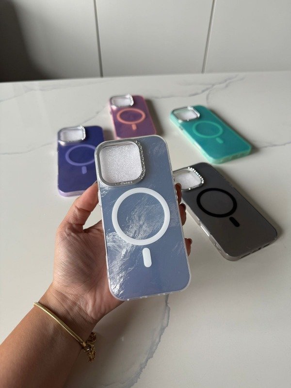 FUNDA MARMOL AZUL MAGSAFE - iPhonePatagoniaAcc