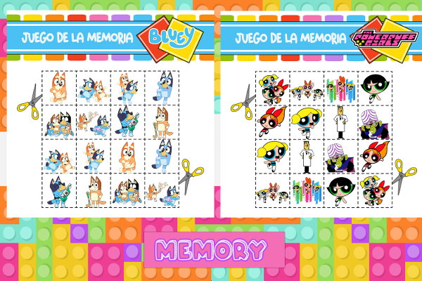 JUEGOS DE LA MEMORIA III - Abigail Imprimibles