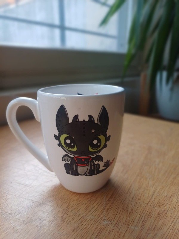 Taza blanca Chimuelo - OGRA