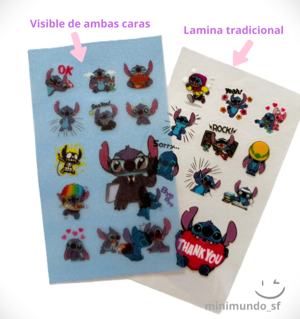 Sticker Stich 6 laminas - CL - Minimundo SF