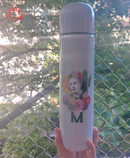 Termo de acero bala 1 litro - Sublim-ascreaciones