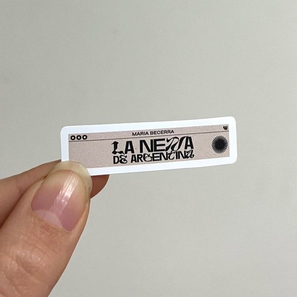 LA NENA DE ARGENTINA #2 - Sticker individual María Becerra - Bohemian ...