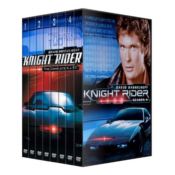 Knight Rider Serie Completa Temporadas 1 2 3 4 Dvd Latino - VIDEOCLUBSUAREZ