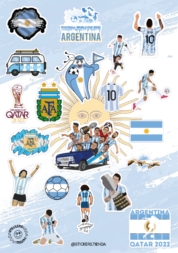 Plancha grande Scaloneta - Tienda de Stickers