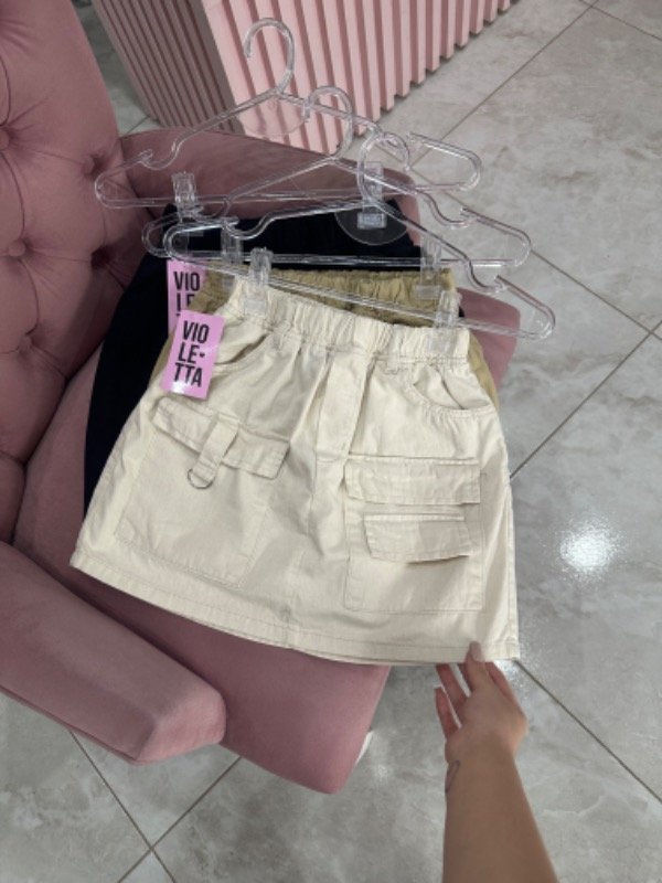 Pollera cargo // a elástico en la citura - Violettaind