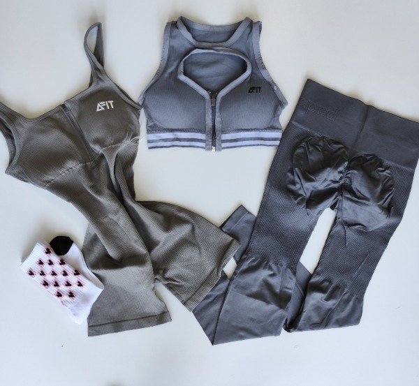 Outfit Con Descuento (Catsuit+Calza+Top+Medias) - AFIT