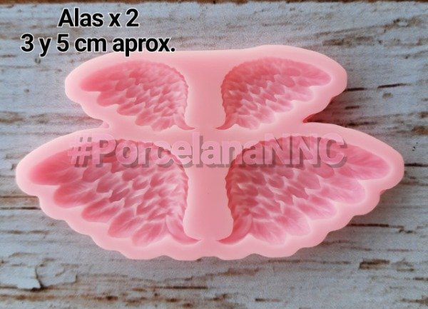 Molde de Alas x2 ALASP06 - PorcelanaNNC