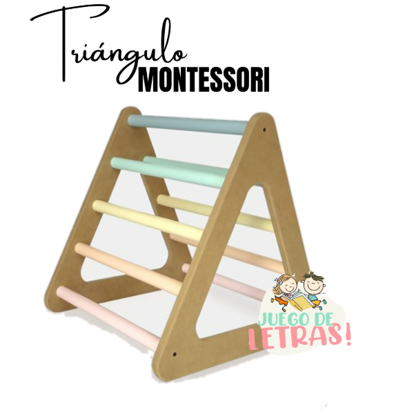 TRIÁNGULO MONTESSORI - JUEGO DE LETRAS