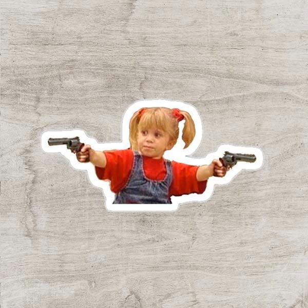 Sticker memes - Nena y pistolas - stickersbylali